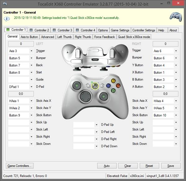 USB Emulation Mode 2 X360CE USB Emulation Mode 2 X360CE